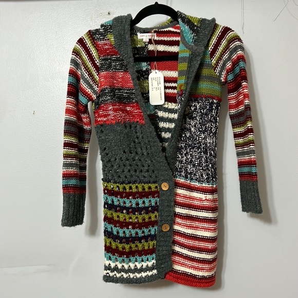 Mimi & Maggie | Shirts & Tops | Mimi Maggie Crochet Long Cardigan Size ...